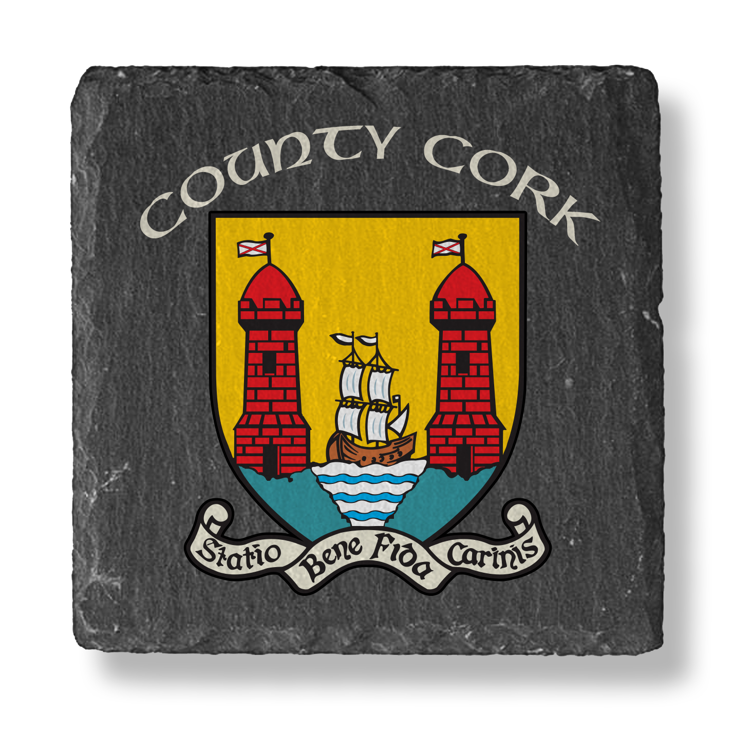 County Cork 4" x 4" Coaster - Signs Of Ireland
