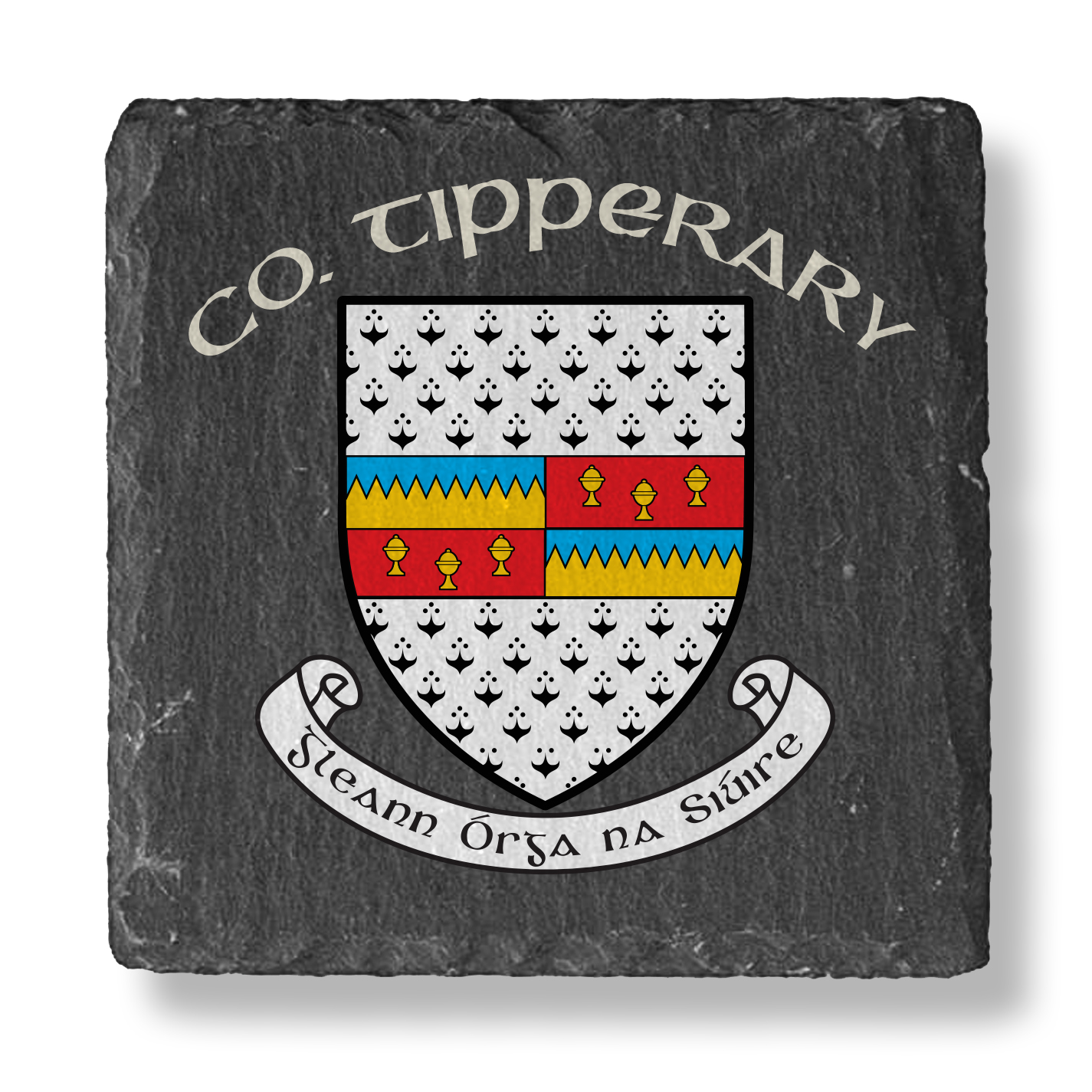 County Tipperary 4" x 4" Coaster - Signs Of Ireland